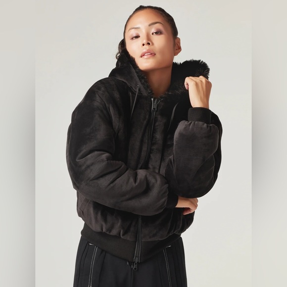 blanc noir | Jackets & Coats | Blanc Noir Luxe Faux Shearling Reversible Jacket | Poshmark